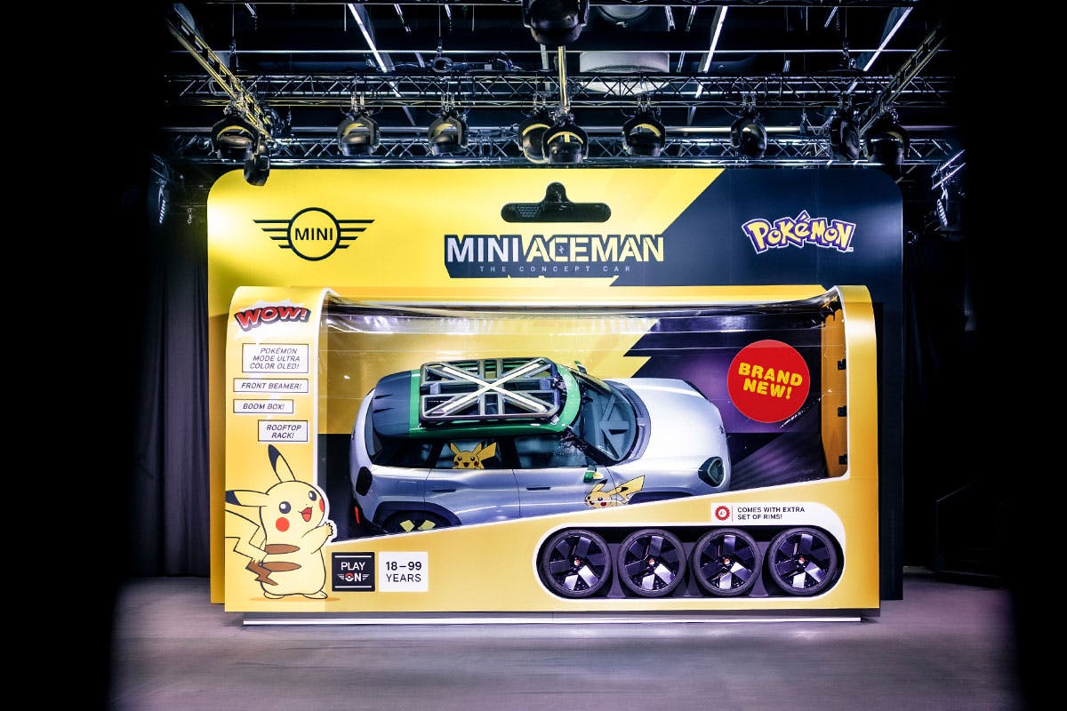 MINI Debuts All-Electric, Pokémon-Themed Concept Car