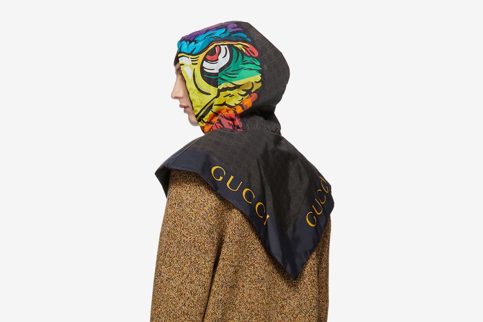 Channel Your Inner Babushka with these Floral Gucci Hoods