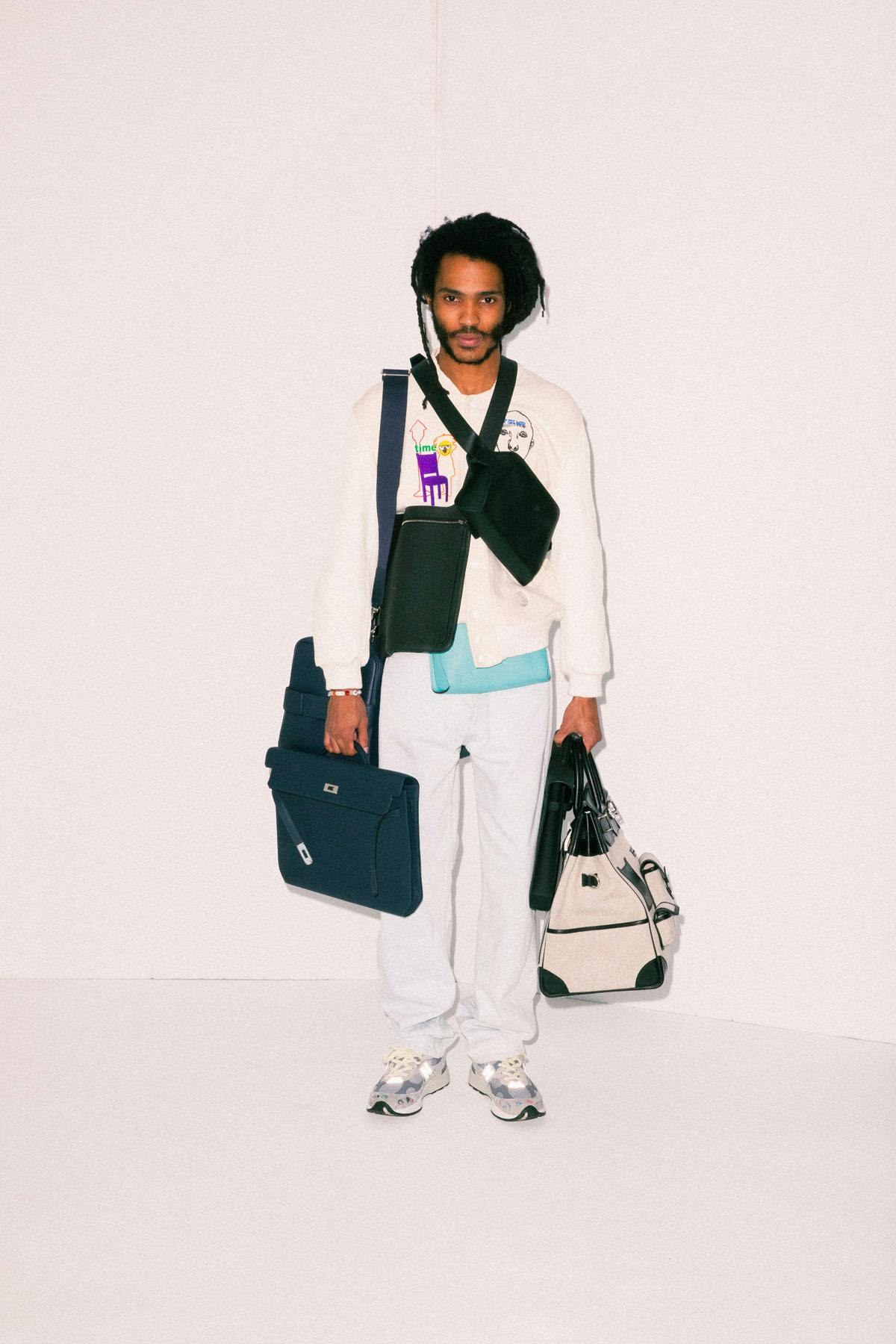 Artist Bryant Giles Takes Hermès’s Timeless Bags for a Spin