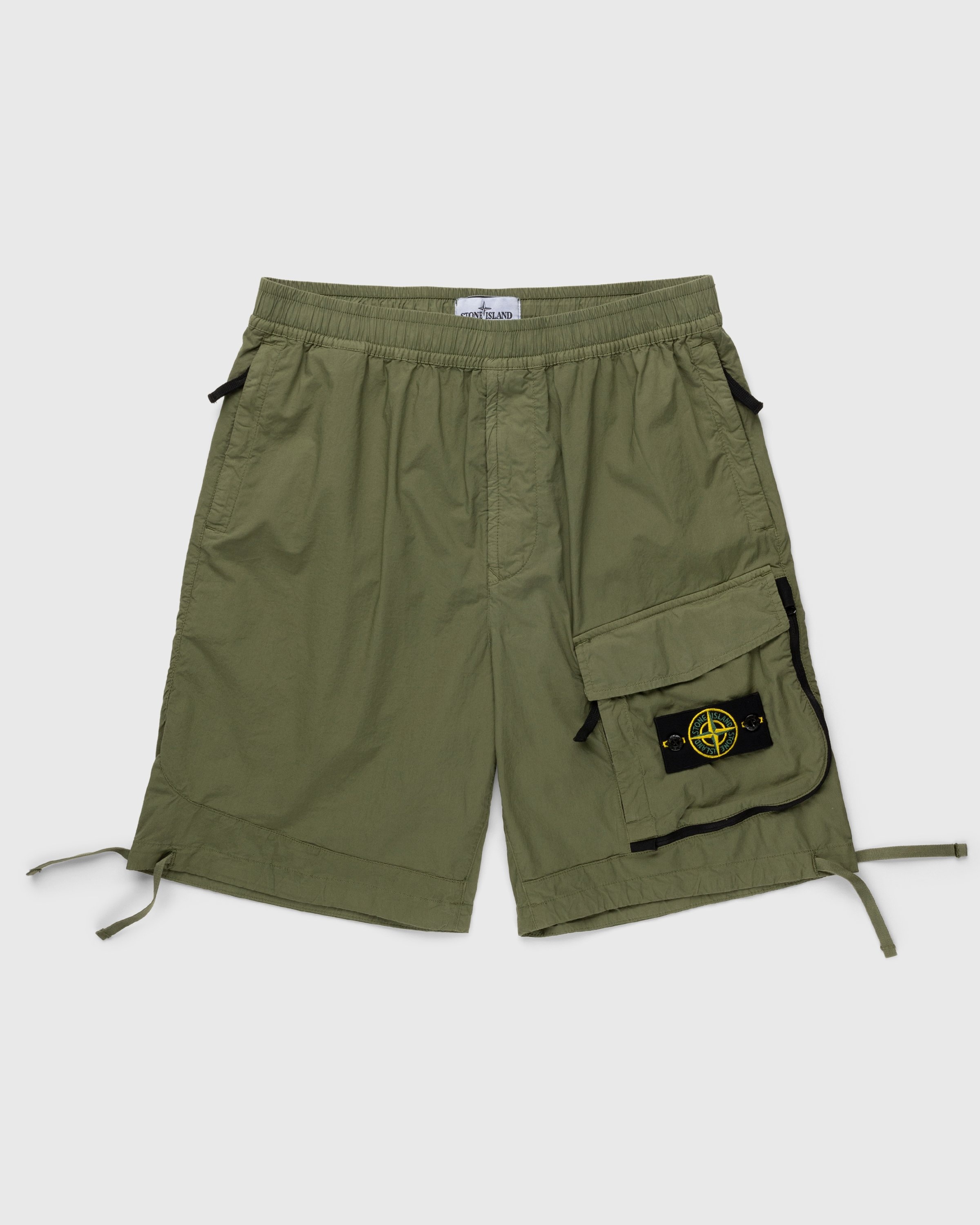 Stone Island – L0703 Bermuda Shorts Olive | Highsnobiety Shop