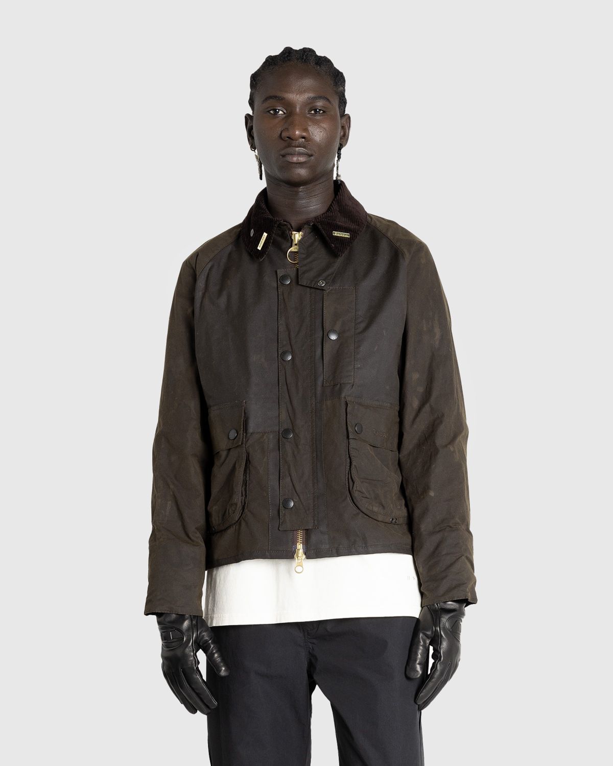 Barbour x Highsnobiety – Re-Loved Cropped Bedale Jacket 1 - 38 - Black ...