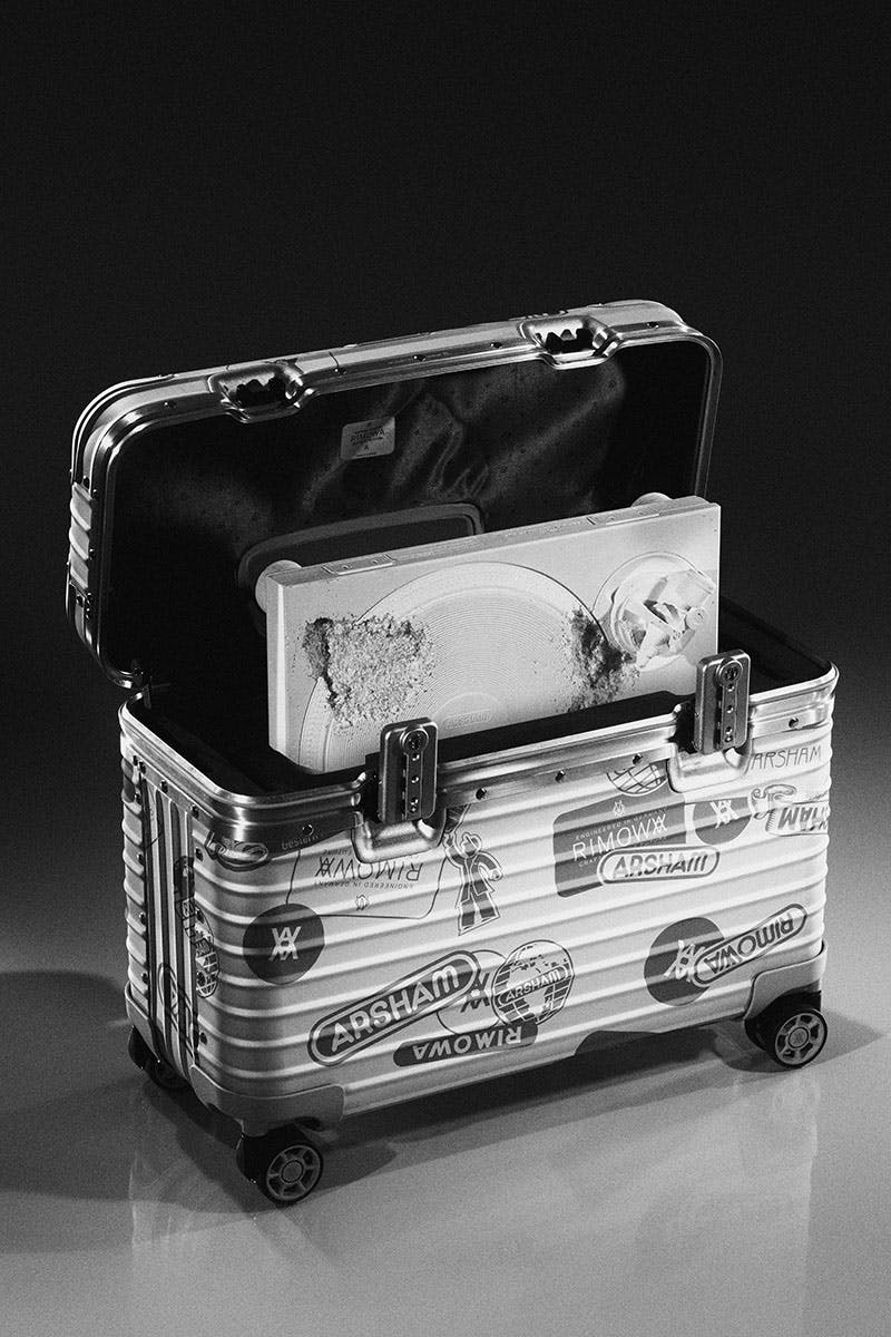Daniel Arsham & RIMOWA Launch the Eroded Turntable & Pilot Case