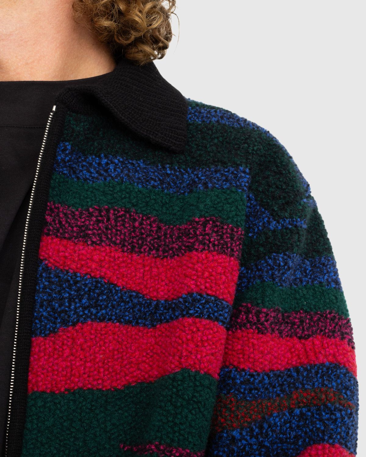 Missoni – Wool Bomber Jacket Black/Red | Highsnobiety Shop