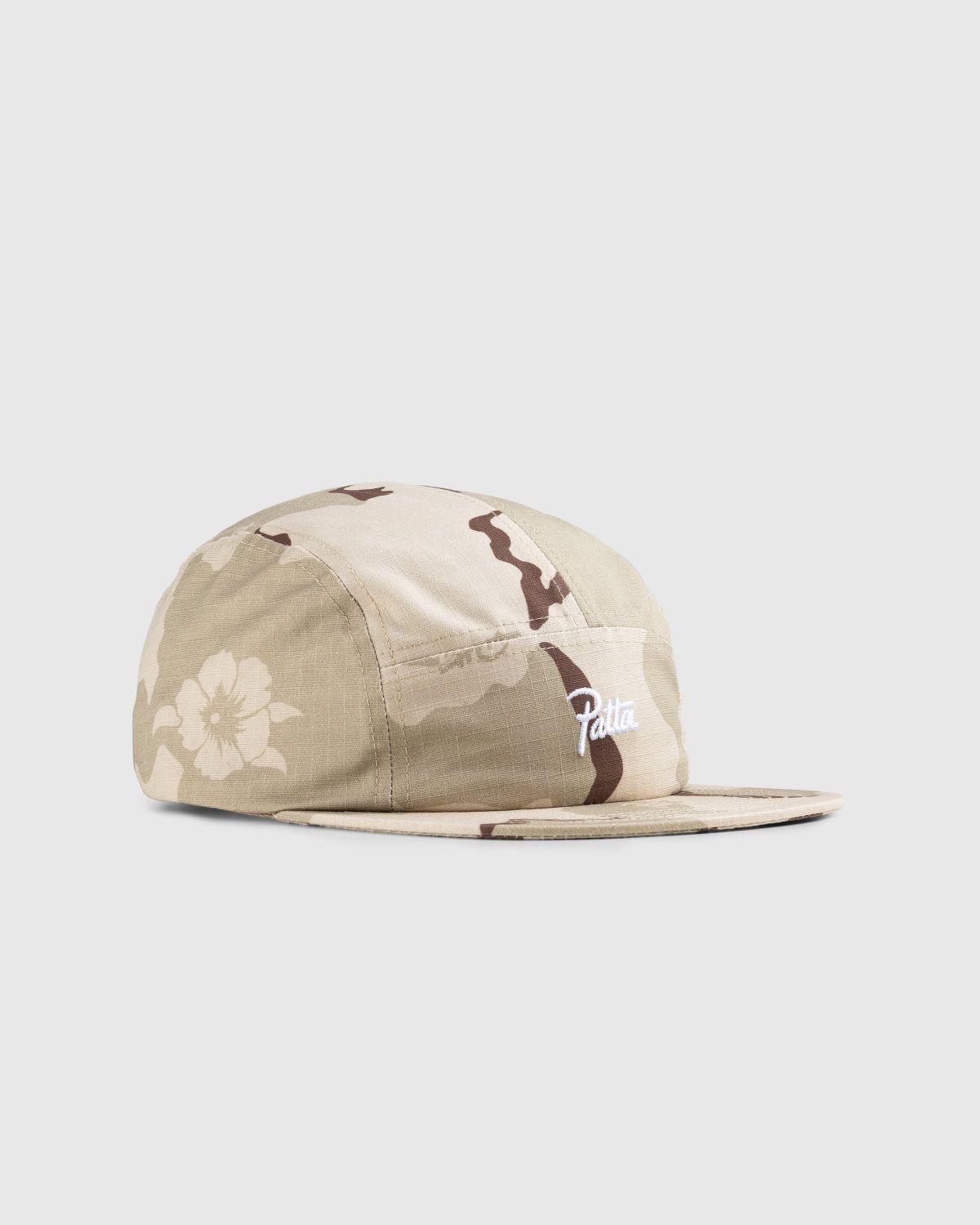 Patta – Desert Flower Camo 5-Panel Cap Beige | Highsnobiety Shop