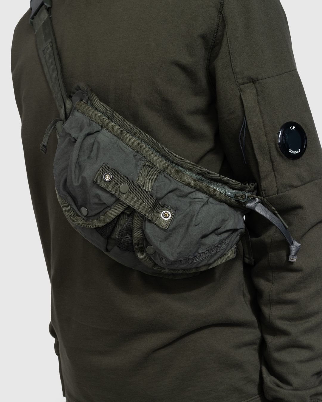 C.P. Company – Ba-Tic Light Mixed Waistband Pack Bronze Green ...