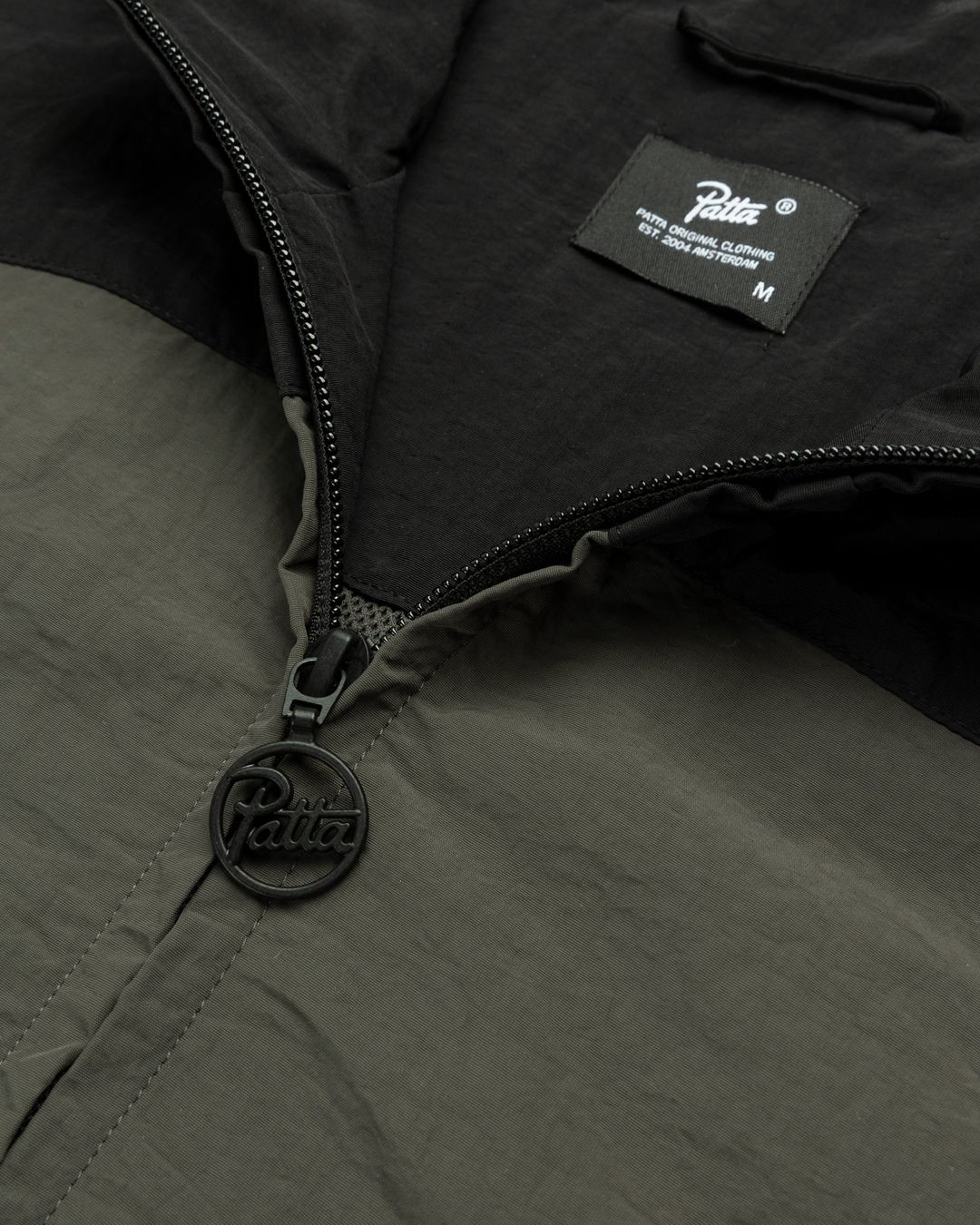 Patta – Athletic Track Jacket Black/Charcoal Grey | Highsnobiety Shop