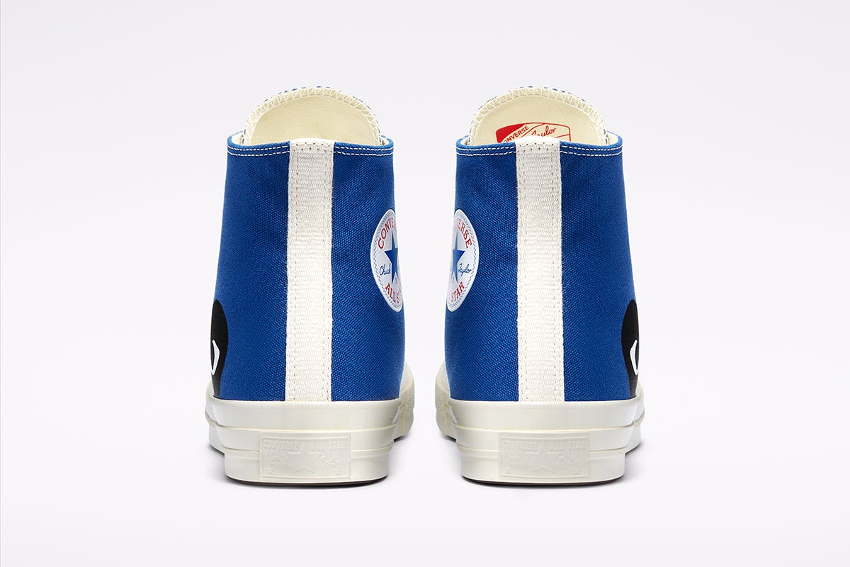 CdG PLAY x Converse Chuck 70 Blue & Gray: Images & Release Info