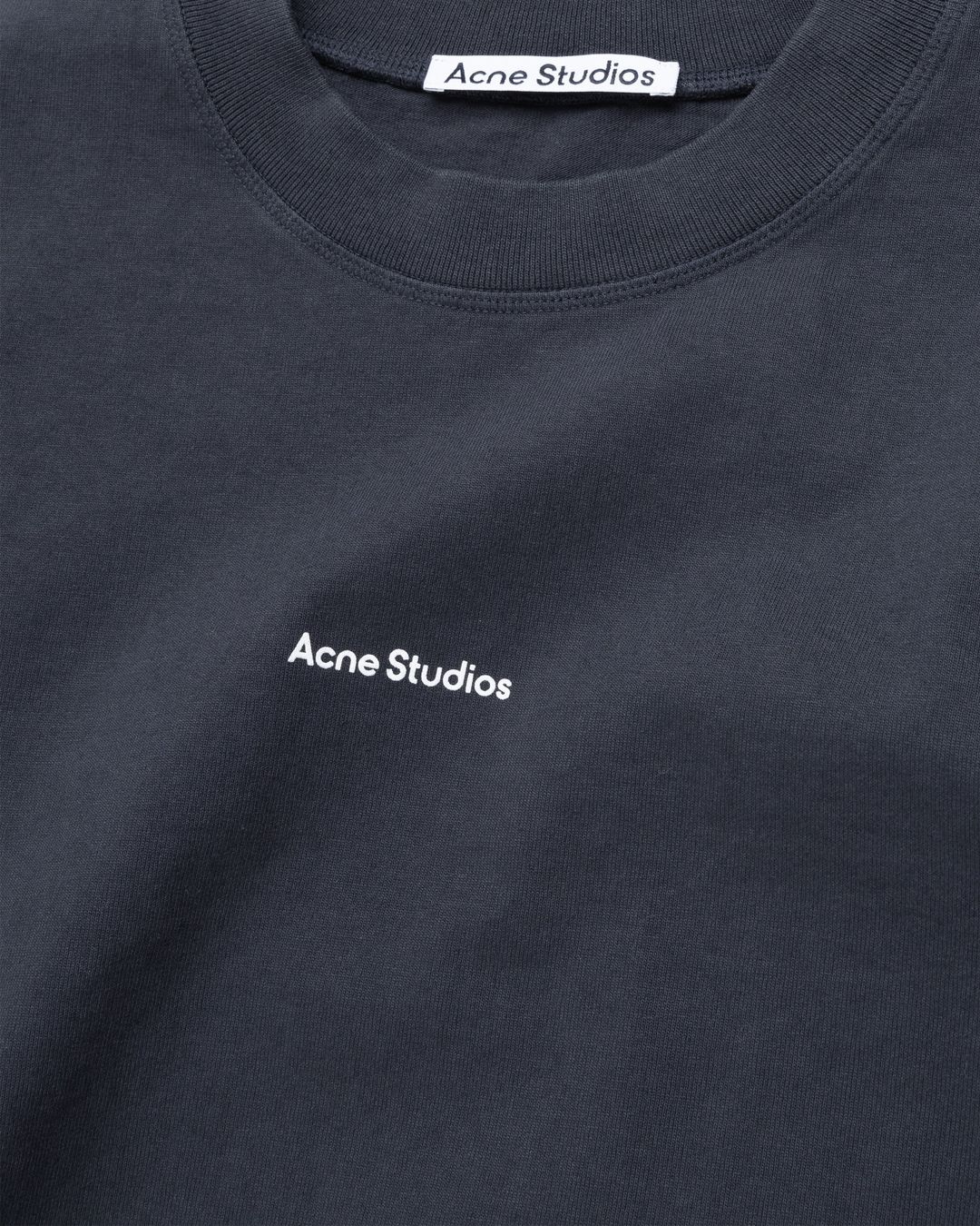 Acne Studios – Logo Long-Sleeve T-Shirt Black | Highsnobiety Shop