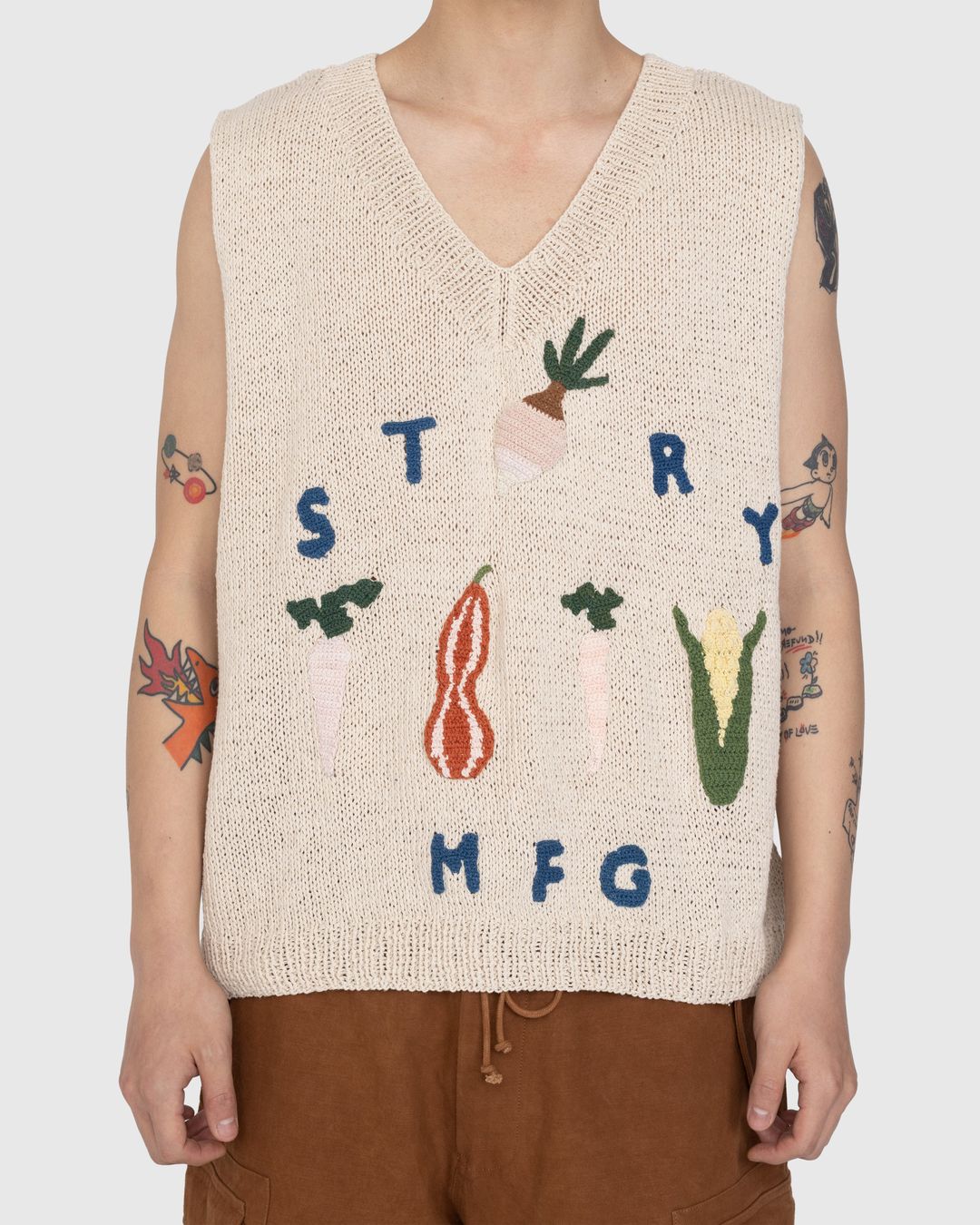 Story mfg. – Party Vest Squash White | Highsnobiety Shop