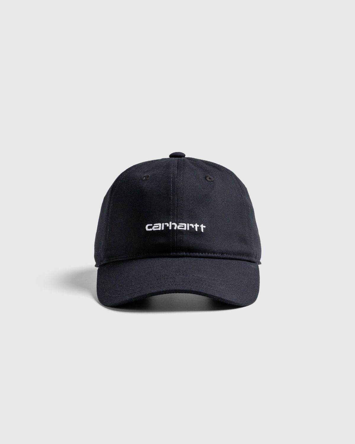 Carhartt WIP – Canvas Script Cap Black/White | Highsnobiety Shop
