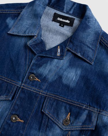 Ahluwalia – Signature Denim Jacket Indigo | Highsnobiety Shop