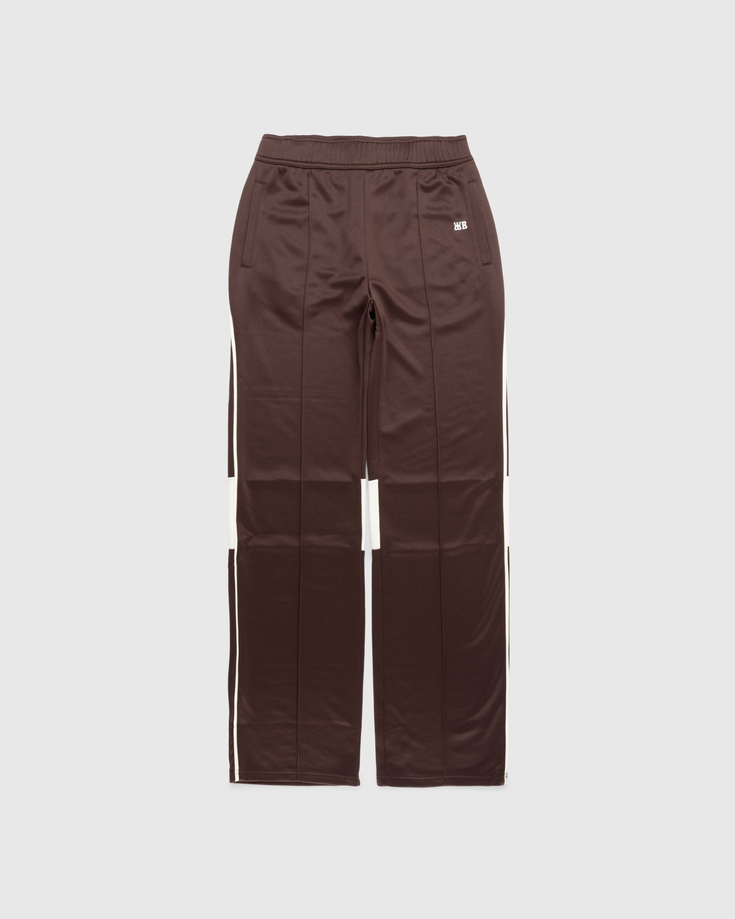 Wales Bonner – Kola Trackpants Brown/Ivory | Highsnobiety Shop