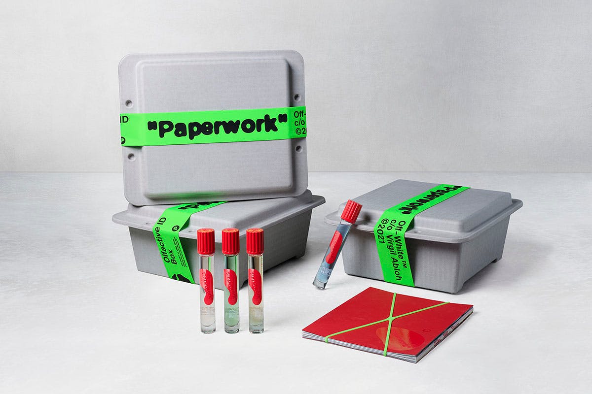 Off-White "PAPERWORK" Launches Beauty Boxes With Mattel