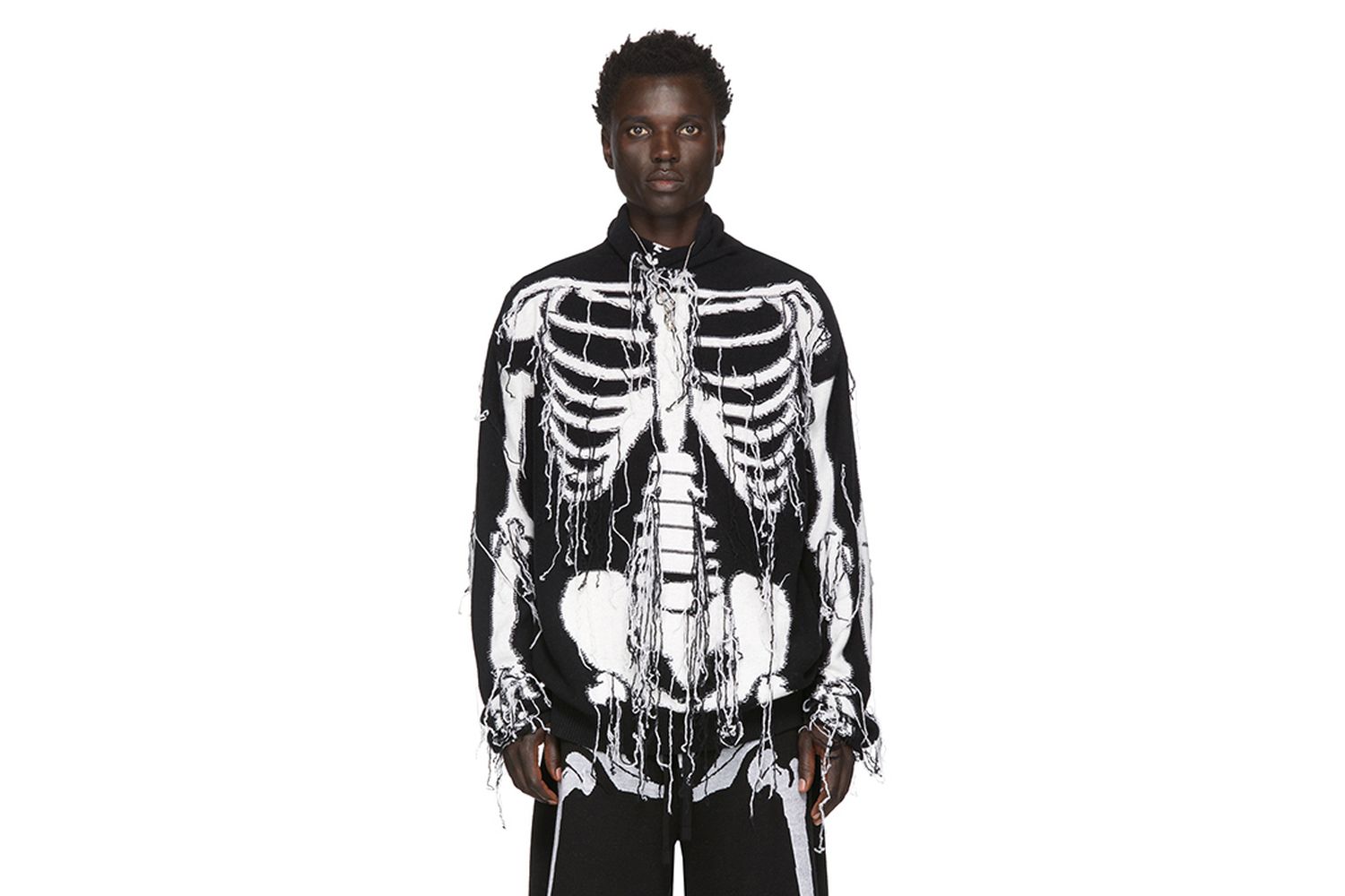 Loewe Goes Goth with Luxury Skeletal Knitwear