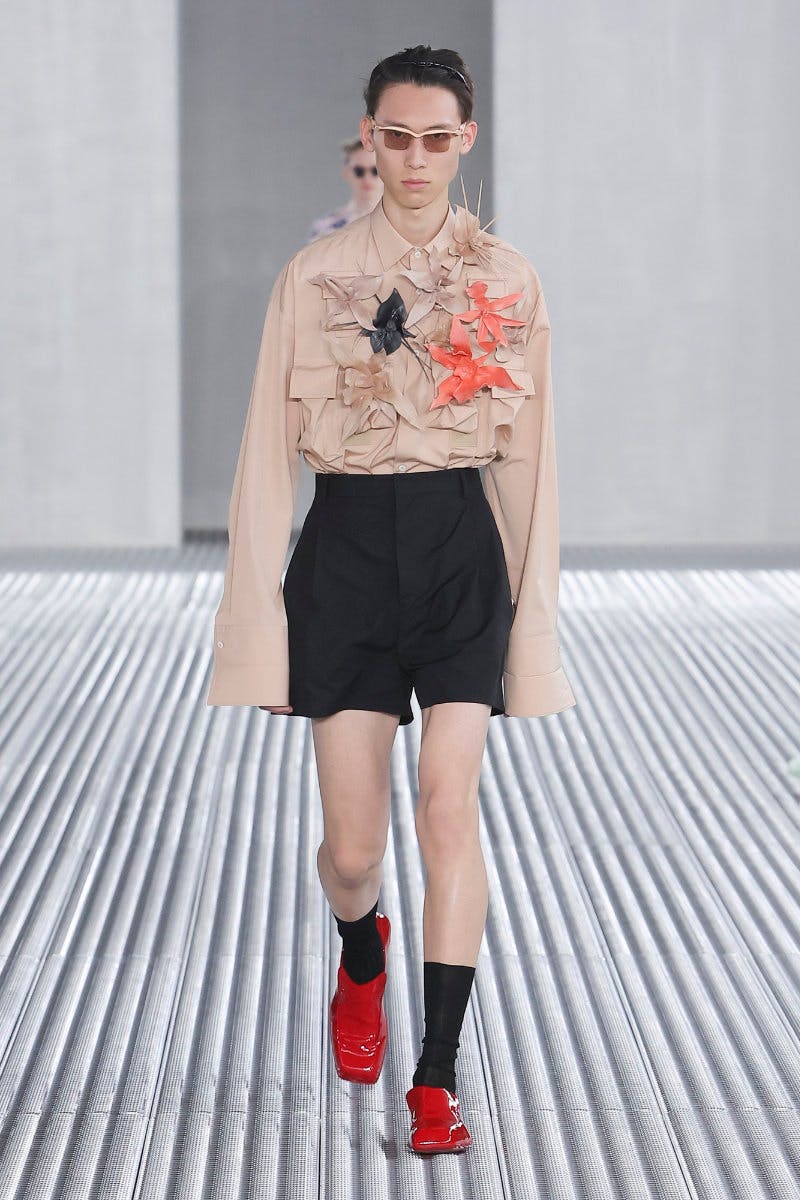 Prada SS24 Men's: Super High Shorts & Even Longer Sleeves