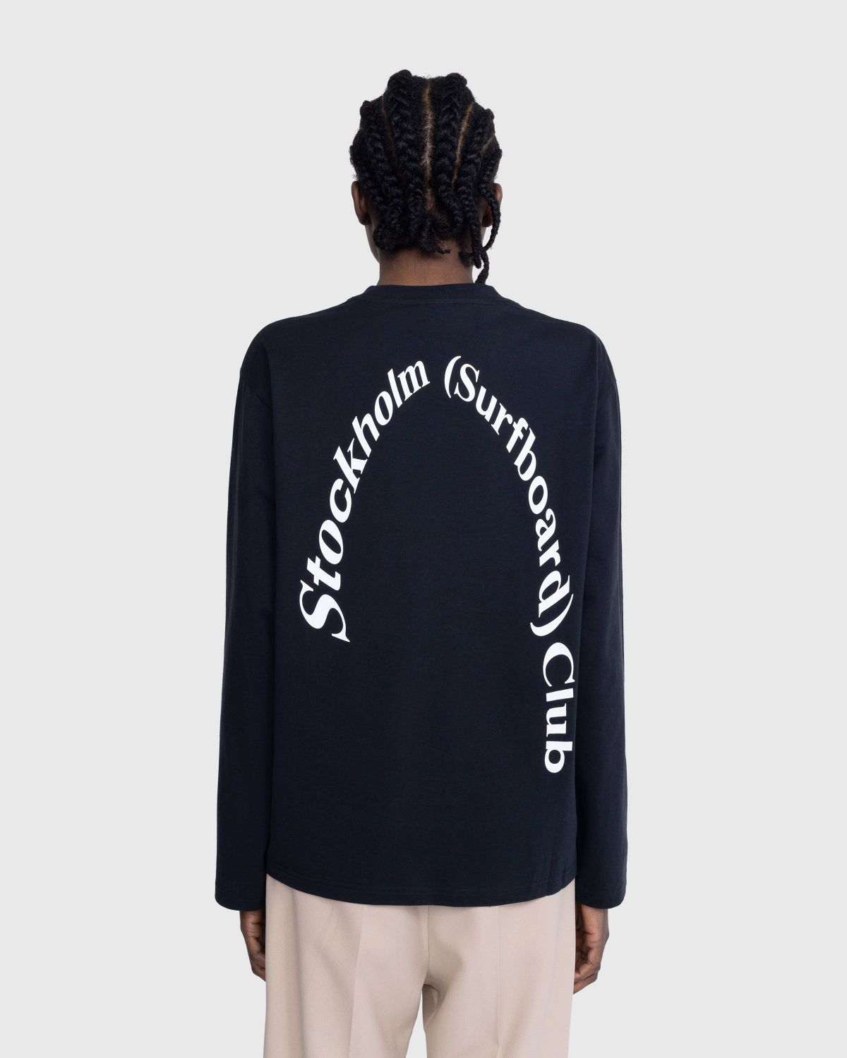 Stockholm Surfboard Club – Logo Longsleeve Black | Highsnobiety Shop