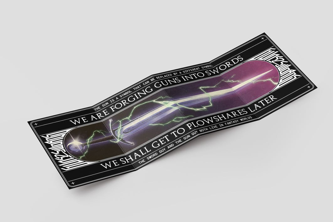 MSCHF's Guns 2 Swords took The Met Gala, Thanks to Grimes