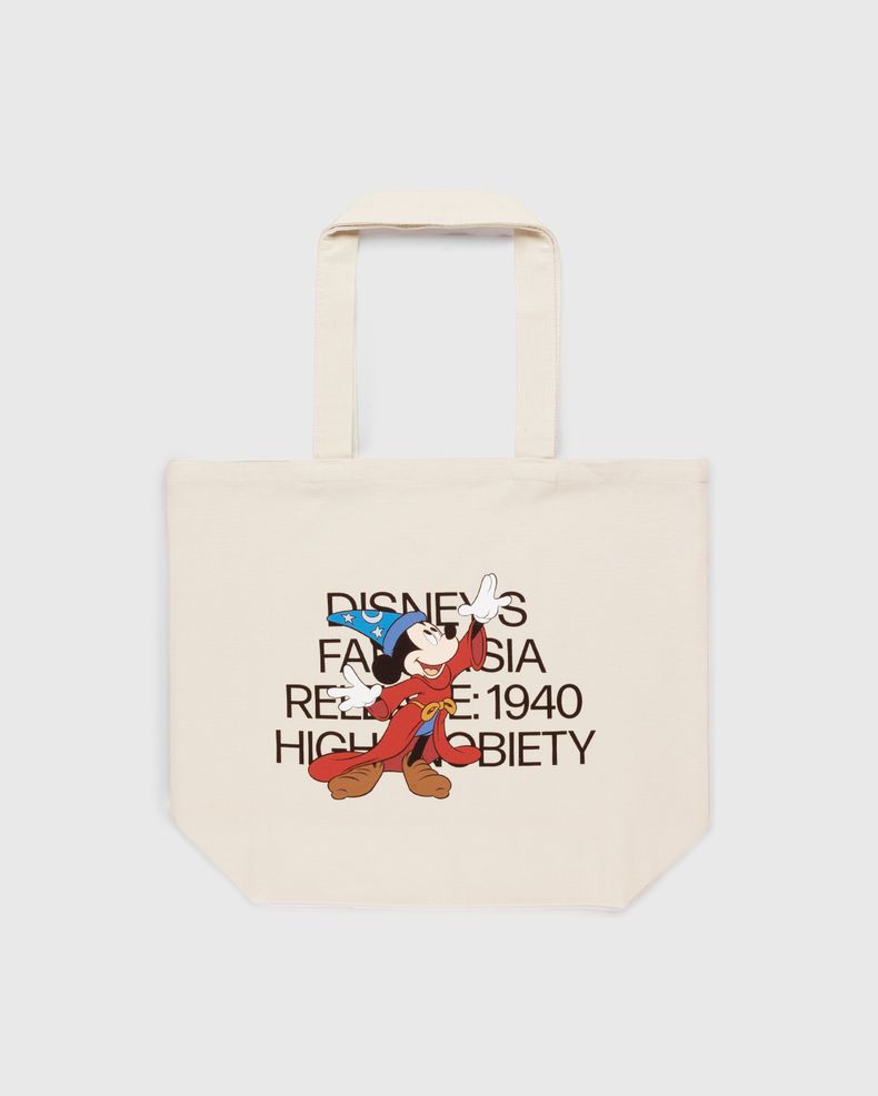 Disney Fantasia x Highsnobiety – Sorcerer Mickey Tote Bag Eggshell ...