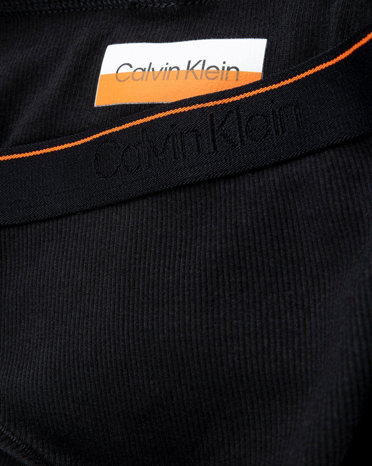 Heron Preston X Calvin Klein Womens High Waisted Tanga Pale Black