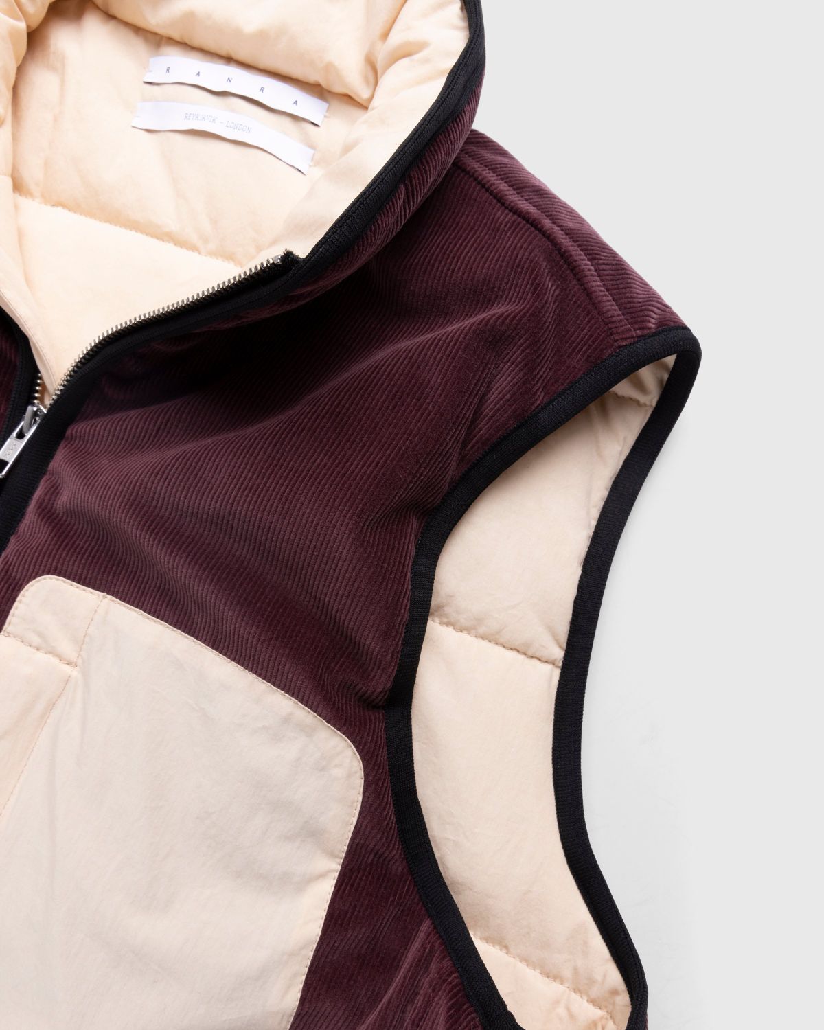 RANRA – Undir Vest Bordeaux/Coffee | Highsnobiety Shop