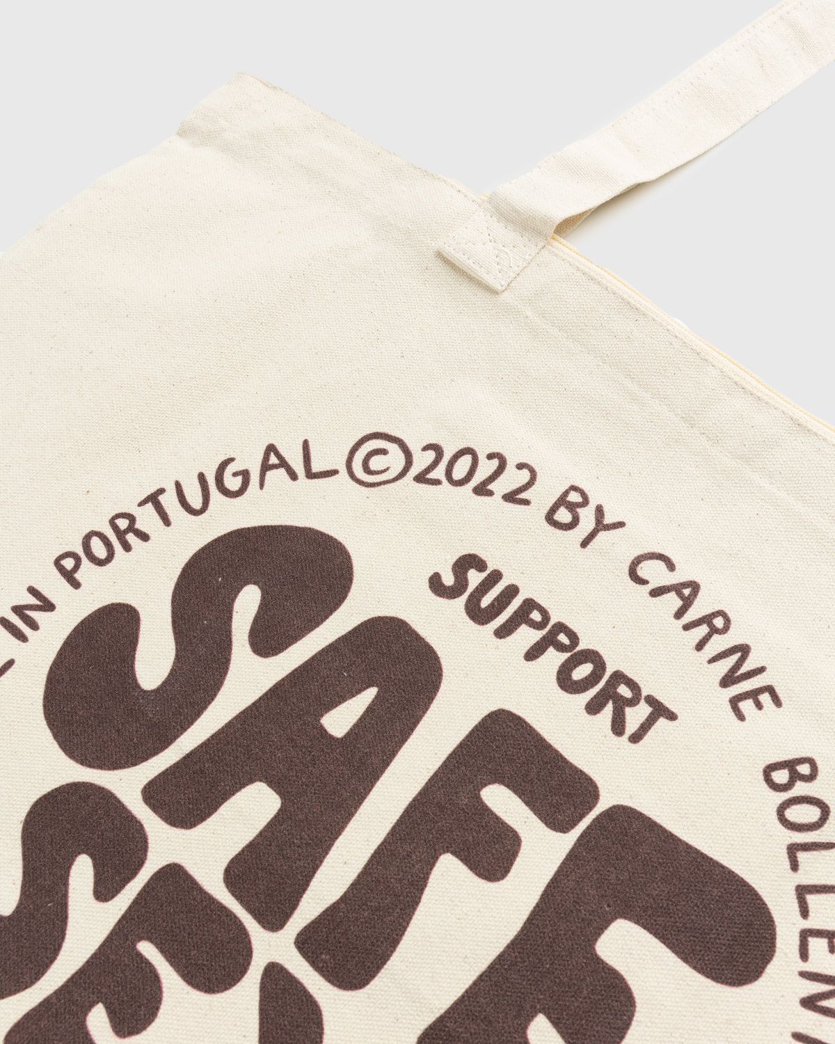 Carne Bollente – Security First Tote Beige | Highsnobiety Shop
