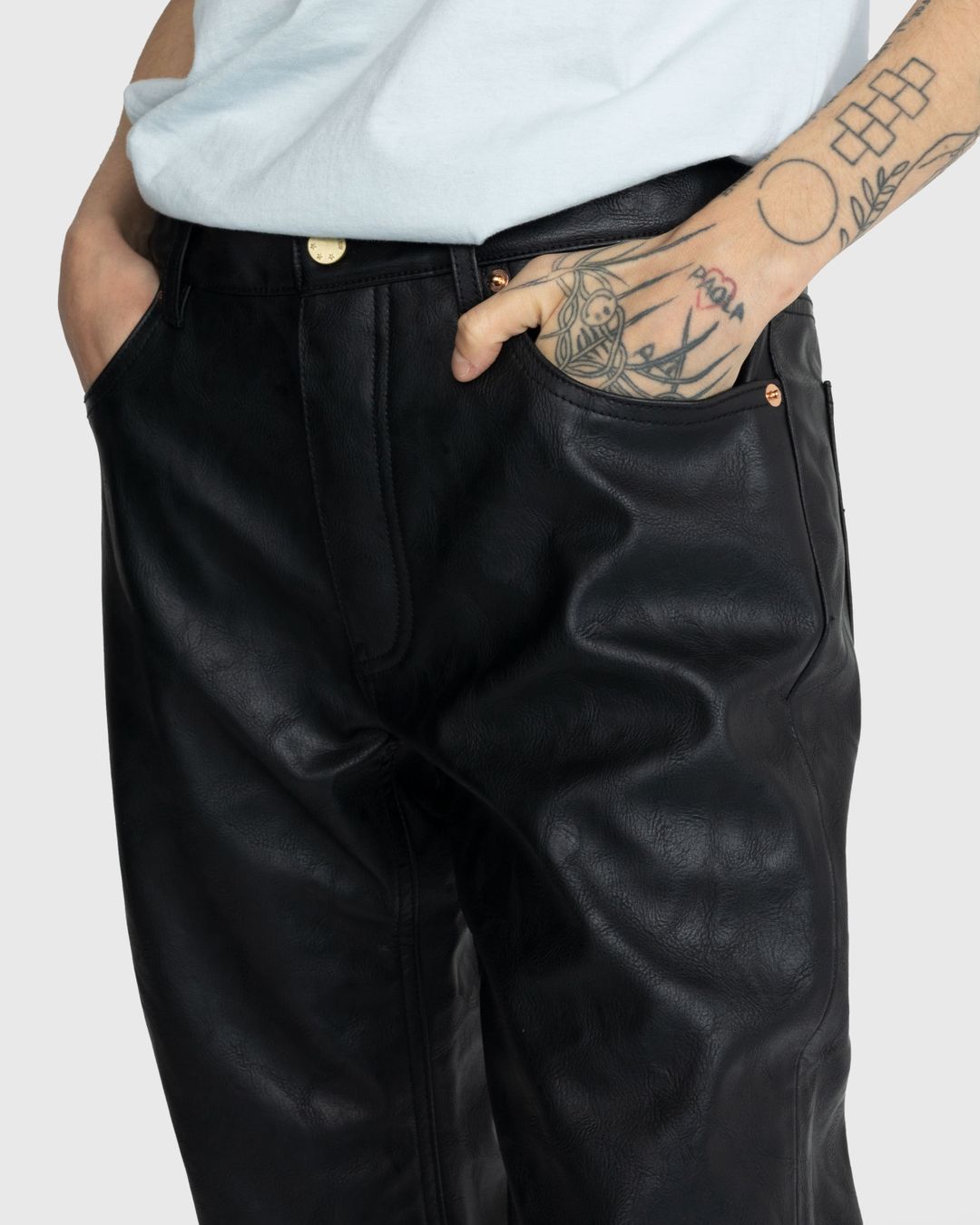 Noon Goons – GP Faux Leather Pant Black | Highsnobiety Shop