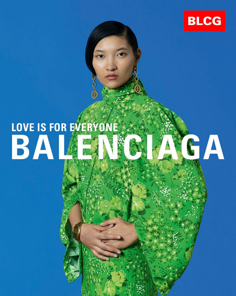 Balenciaga Riffs off Political Posters for ss20 Campaign