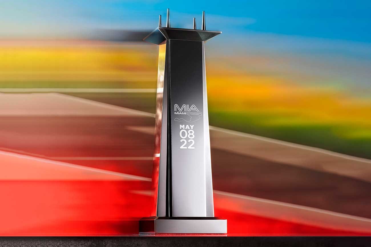Tiffany & Co. Formula 1 Miami Grand Prix Trophy Details