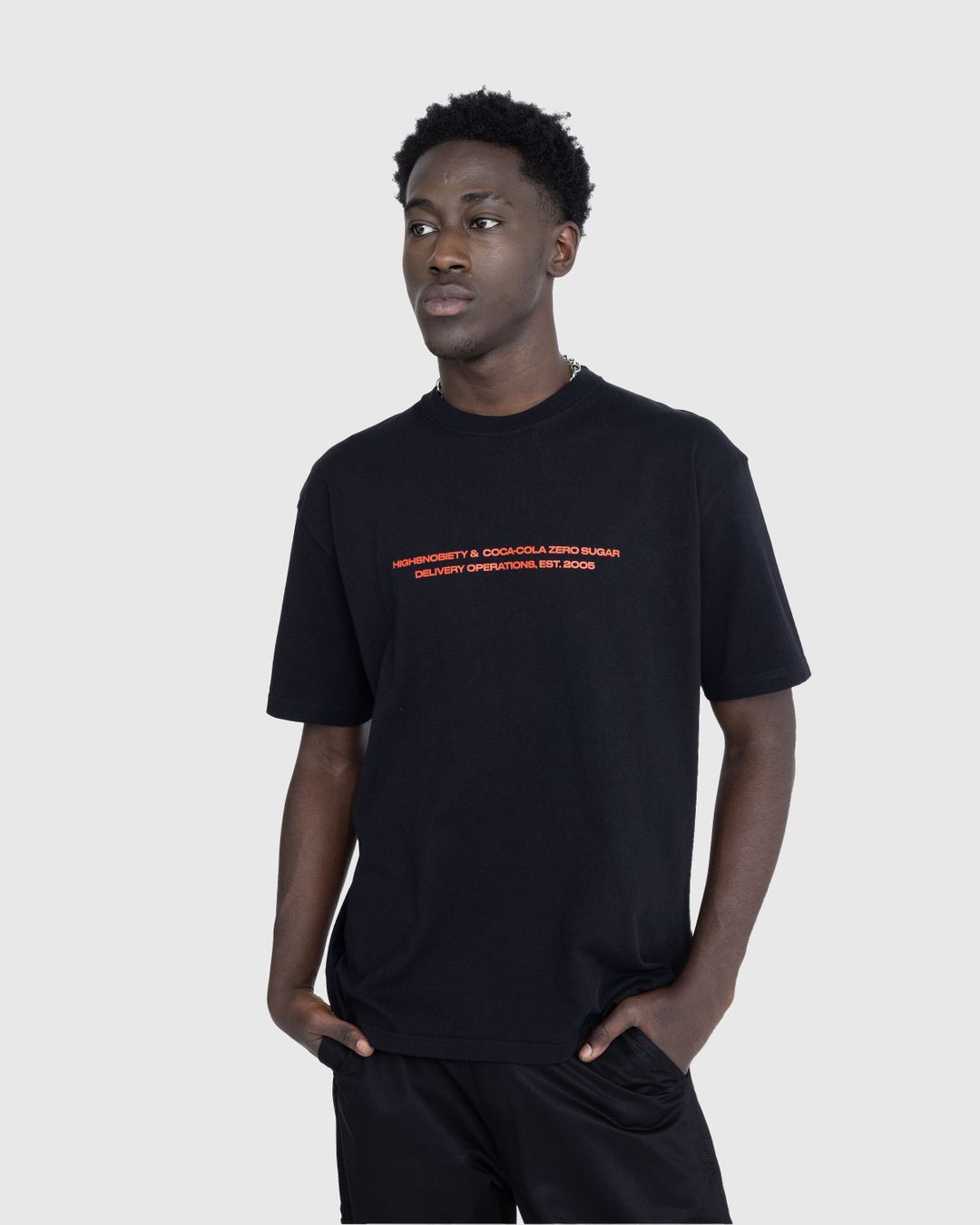 Highsnobiety x Coca-Cola Zero Sugar – Short Sleeve T-Shirt Black ...