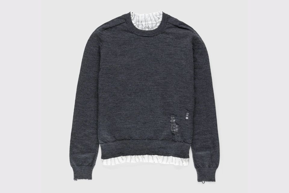 Maison Margiela's Distressed Knitwear Includes Cut-Out Holes