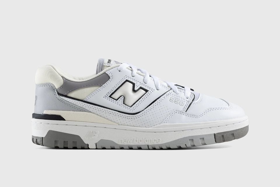 New Balance's 550 in Plain White Is the World's Hottest Shoe
