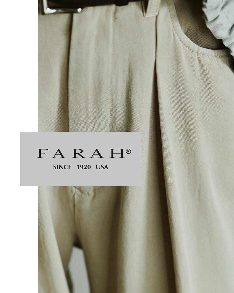 Farah Japan Resurrects a 100-Year-Old American Clothing Brand