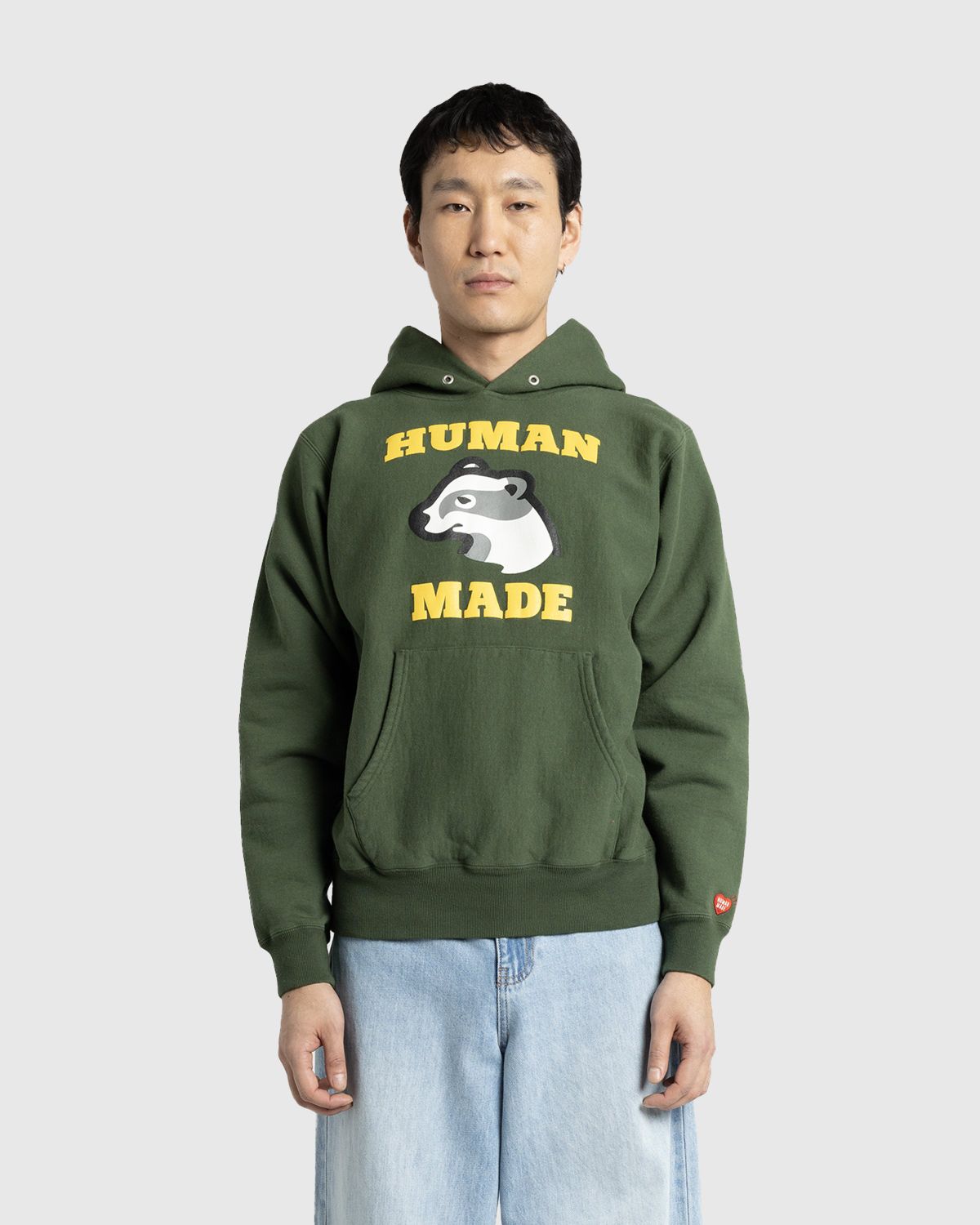 Human Made – HEAVY WEIGHT HOODIE #1 Green | Highsnobiety Shop