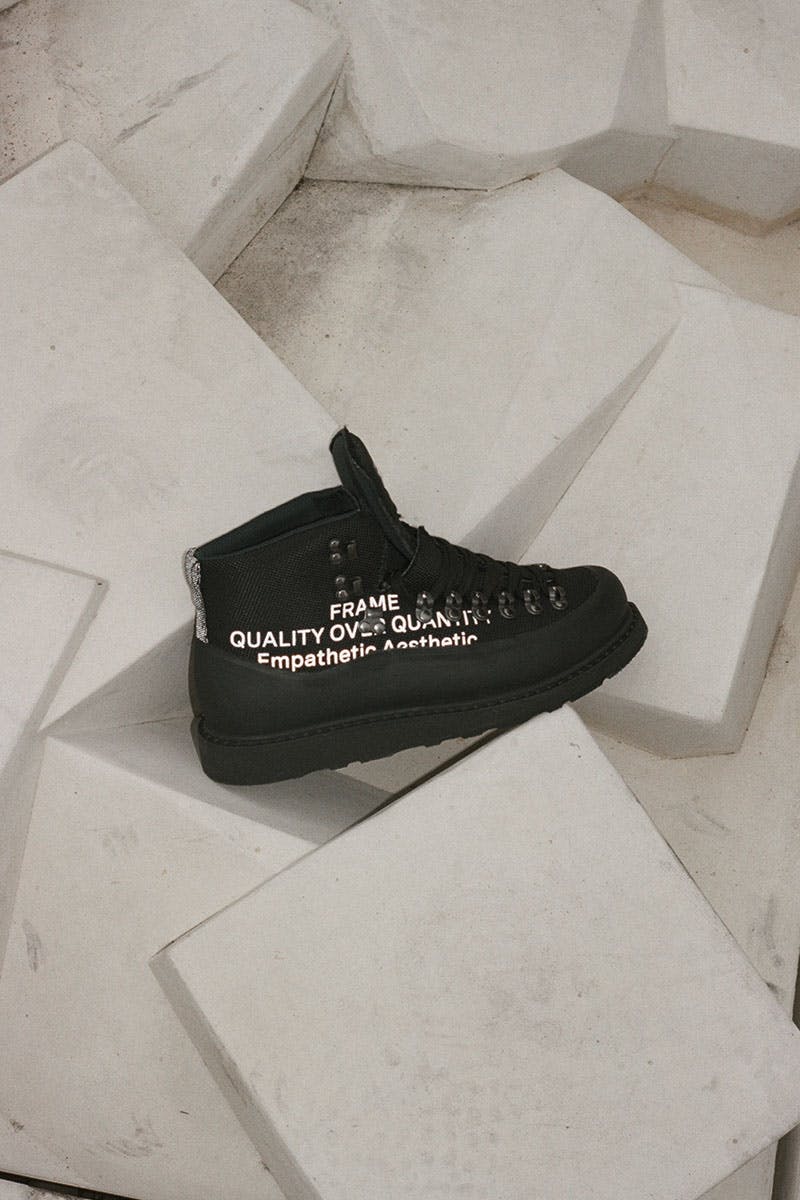 FRAME x Diemme "The Empathetic Boot:" Release Information