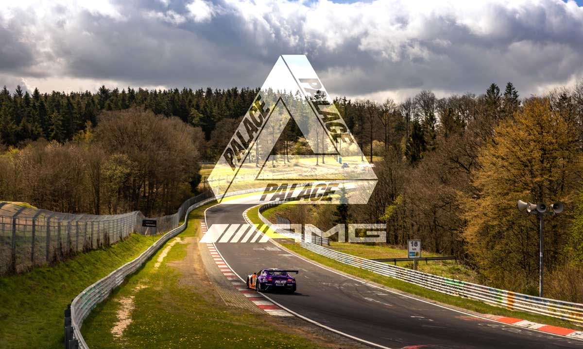 Palace Skateboards x Mercedes AMG GT3 Collaboration