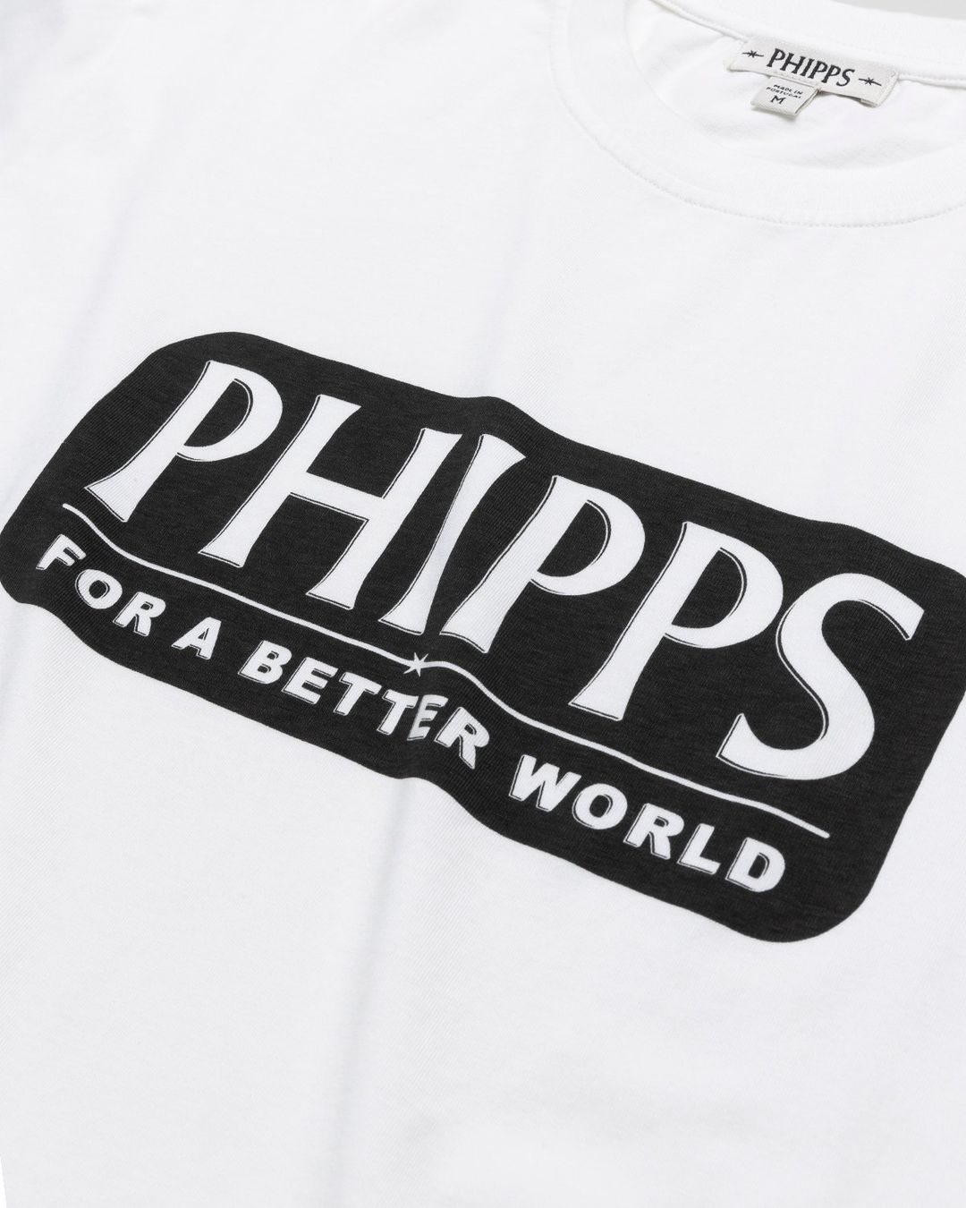 Phipps – Logo Longsleeve White | Highsnobiety Shop
