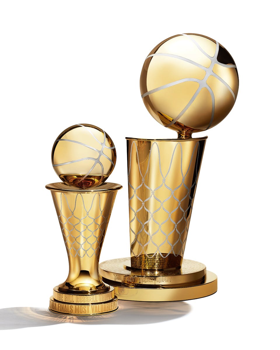 Tiffany & Co.'s NBA Trophy Redesigns, Magic Johnson & Larry Bird