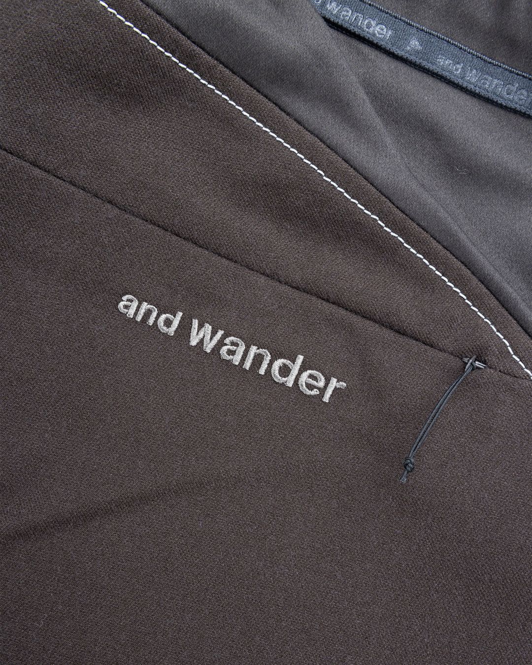 And Wander – Air Hold Pants Brown | Highsnobiety Shop