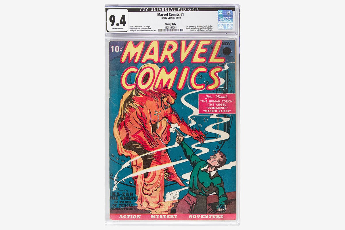 ‘Marvel Comics No. 1’ Fetches Record $1.26 Million at Auction