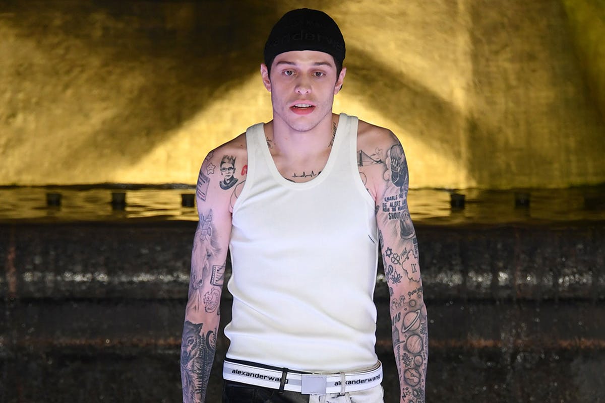 Pete Davidson Modeled Alexander Wang's Collection 1 2020 Show