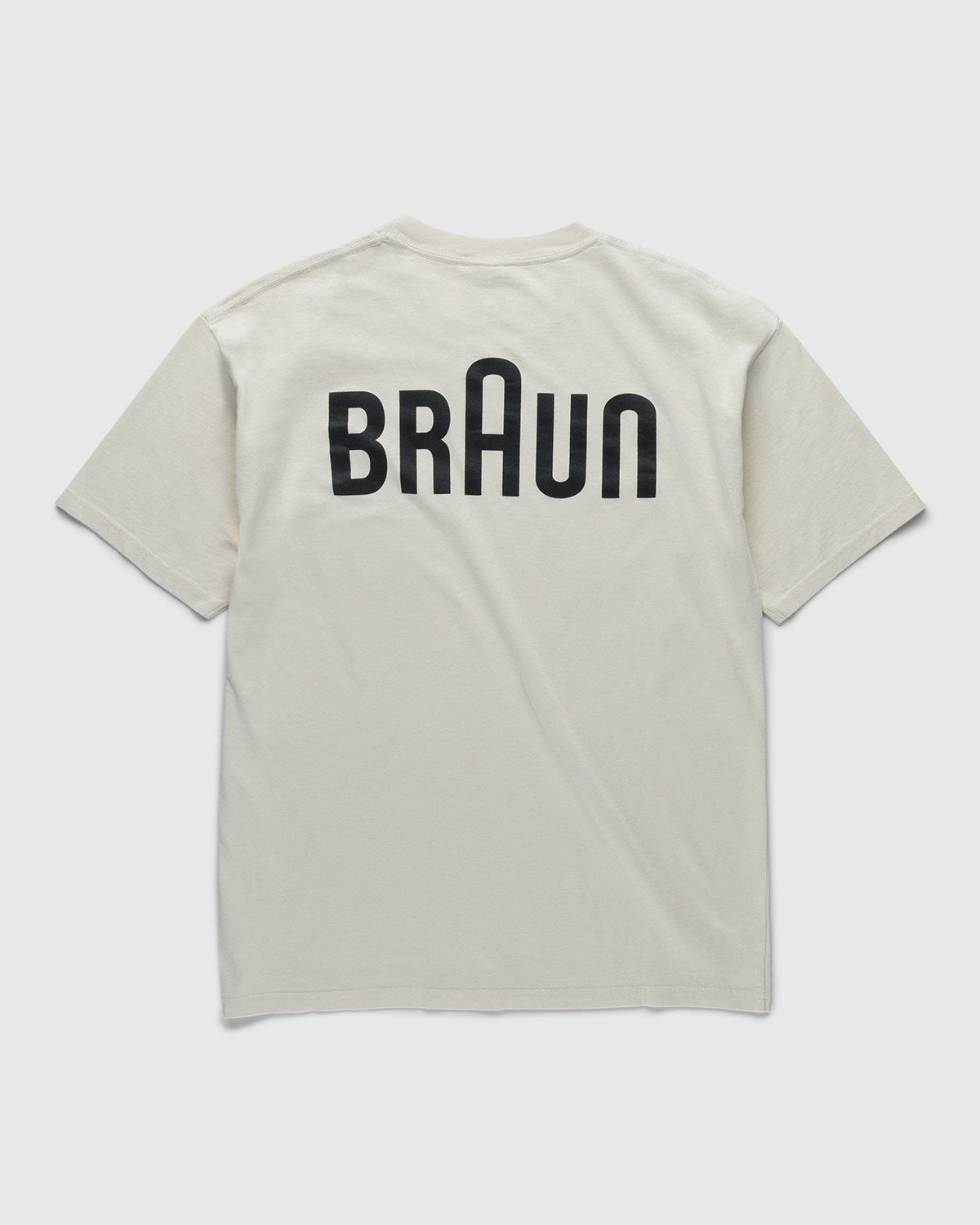 BRAUN x Highsnobiety – Logo T-Shirt Eggshell | Highsnobiety Shop