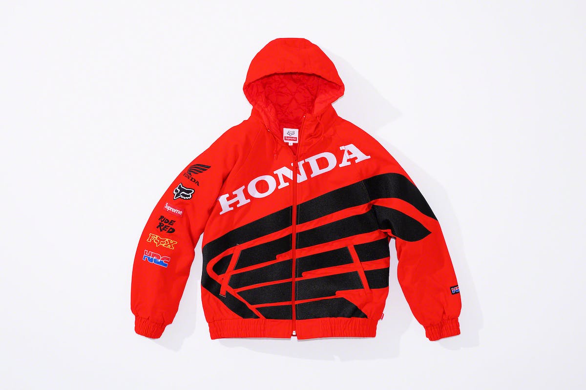 Supreme Announces Collab With Fox Racing & Honda