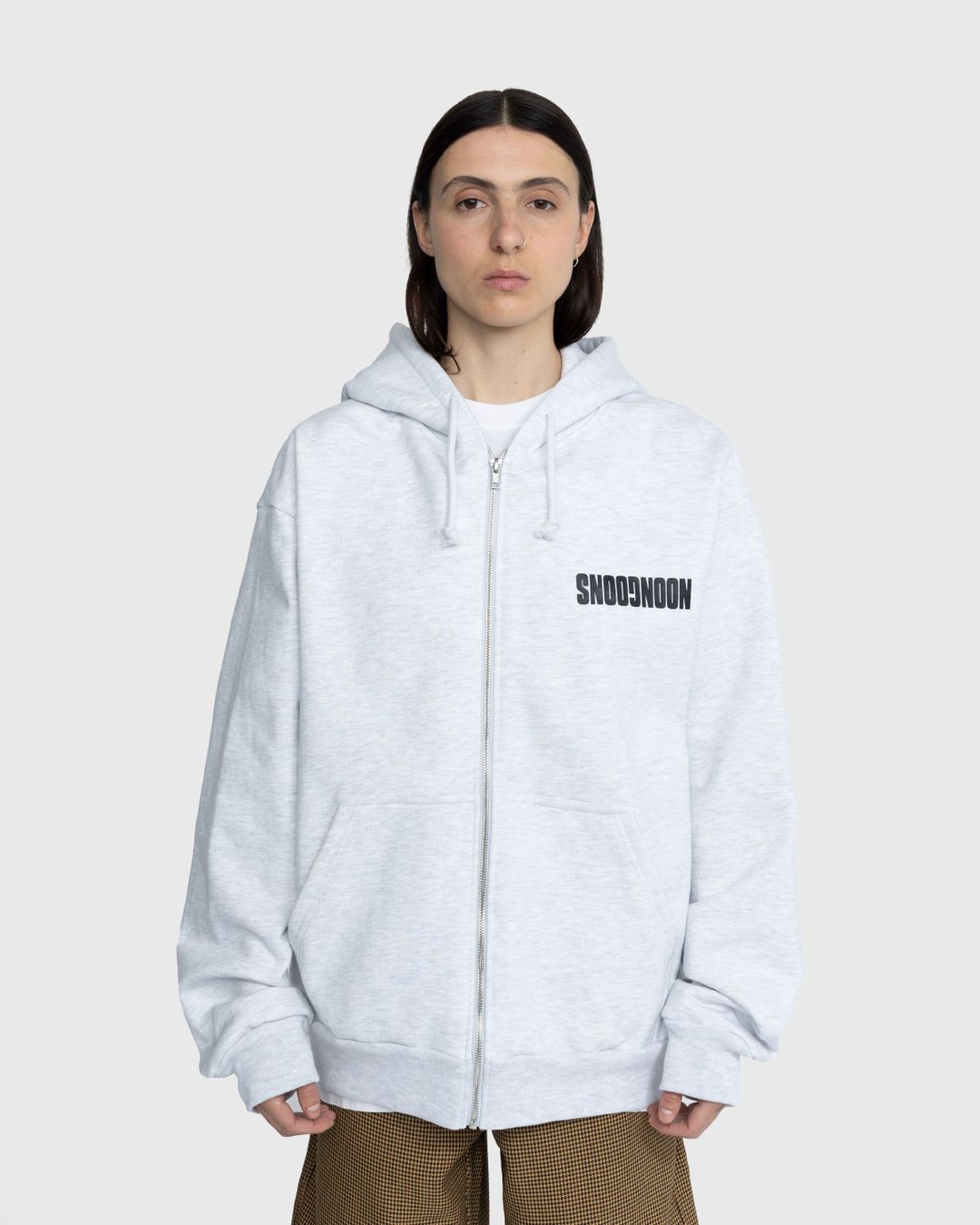 Noon Goons – Youth Full-Zip Hoodie Grey | Highsnobiety Shop