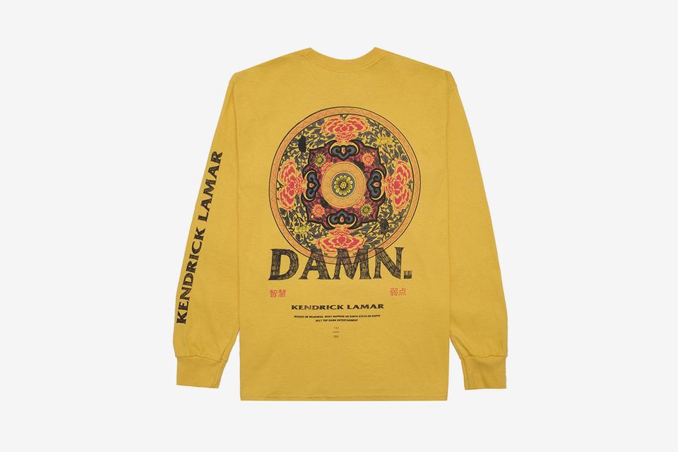 Kendrick Lamar's 'DAMN.' Merch has Officially Been Restocked