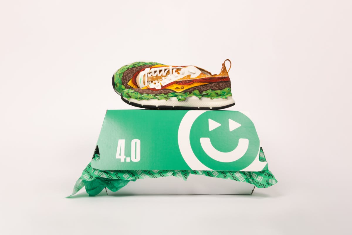 Sink Your Teeth Into Future Farm's Cheeseburger Sneaker