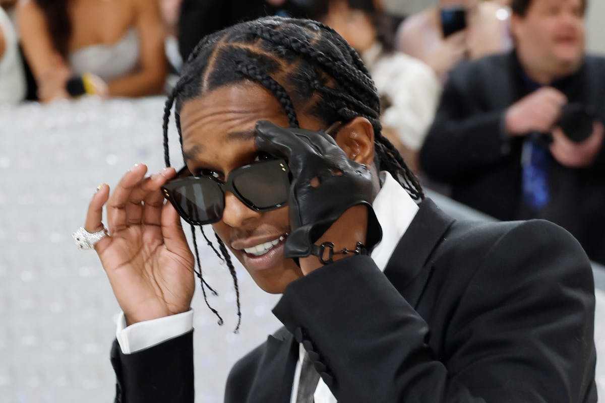 A$AP Rocky Running Through Paris in Timbs Is Now a T-Shirt