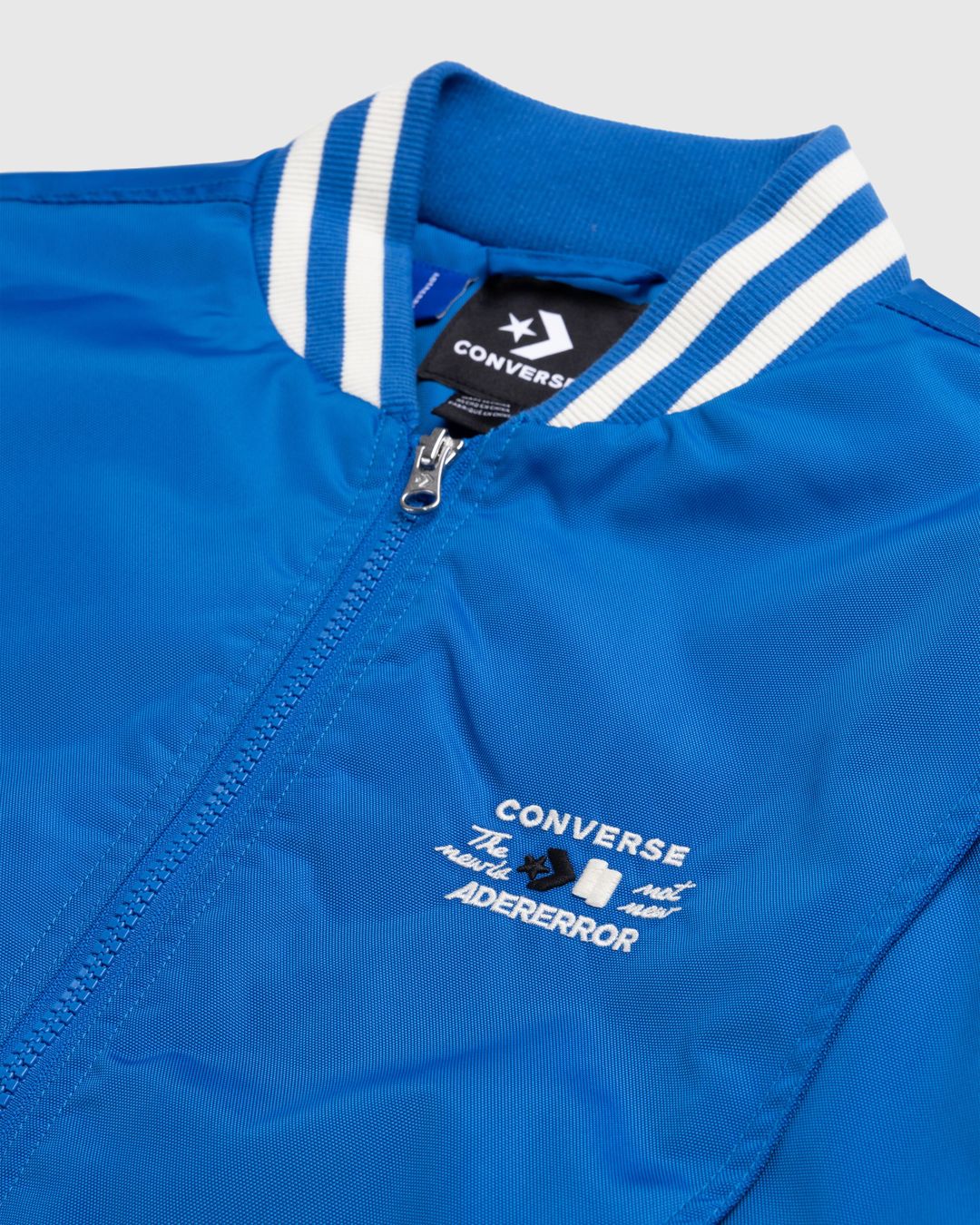 Converse x Ader Error – Shapes Varsity Jacket Cobalt Blue ...
