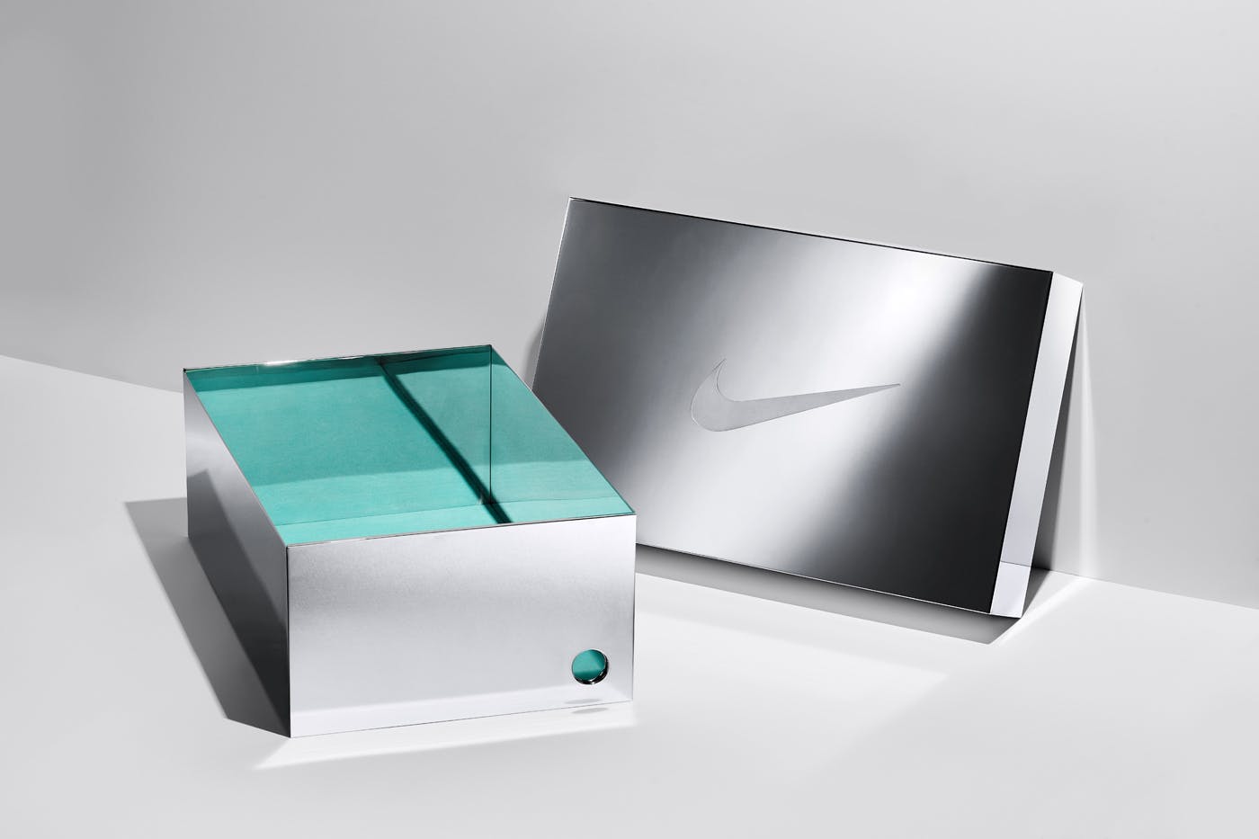Tiffany's 23lb Silver Nike Shoebox Is the Ultimate Swoosh Flex