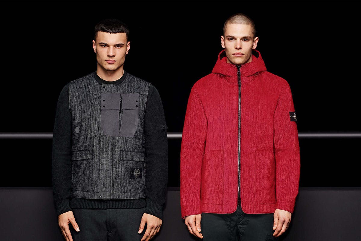 Stone Island Launches Needle Punched Reflective Outerwear