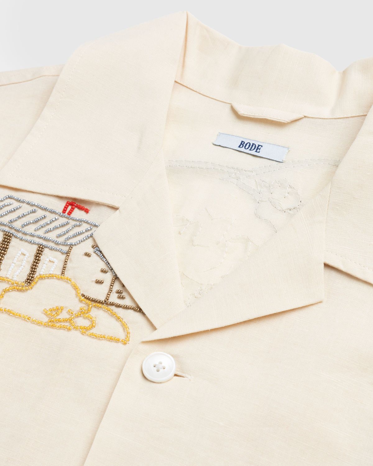 Bode – Beaded Buckaroo Shortsleeve Shirt | Highsnobiety Shop